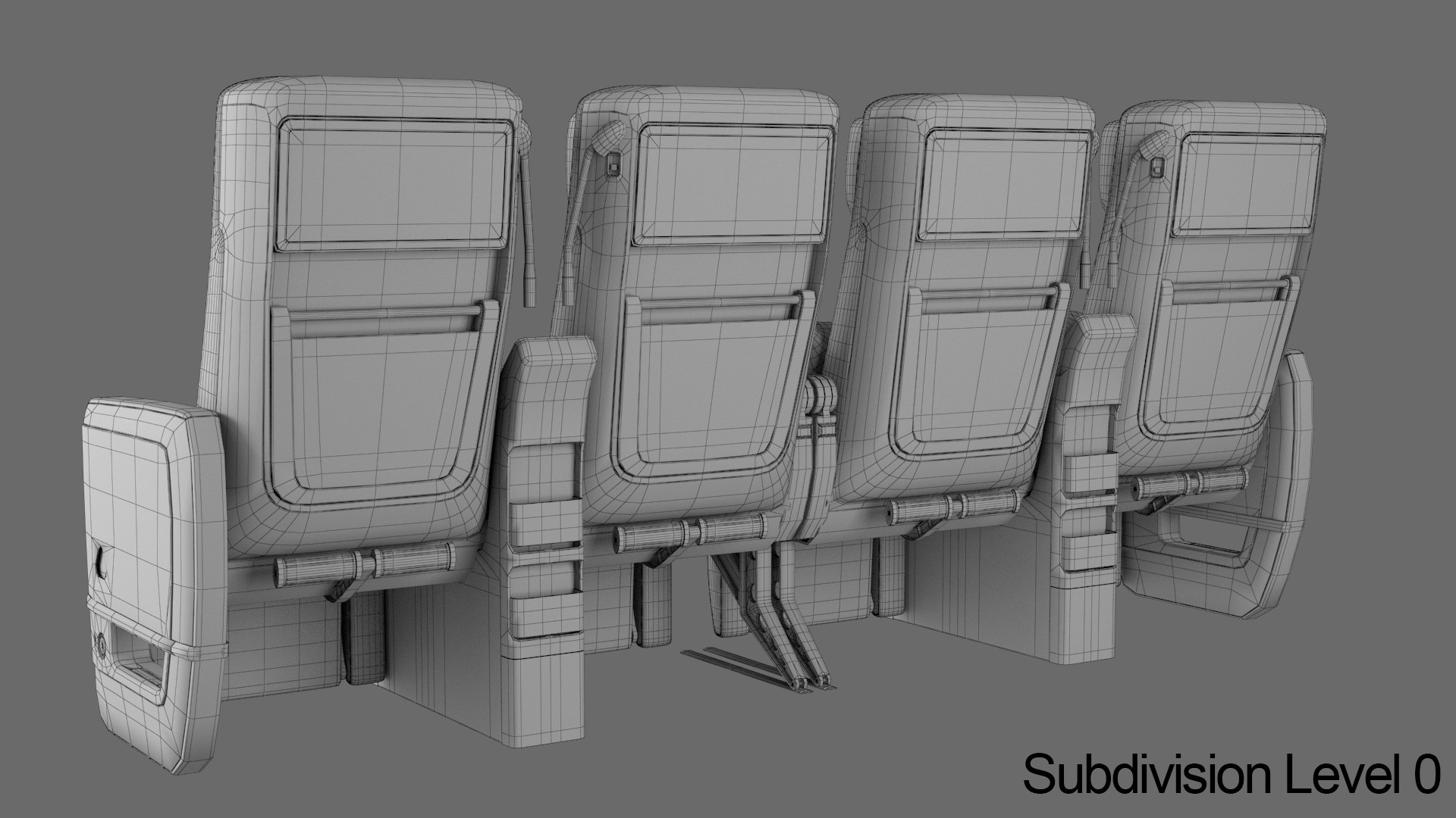 3D Premium Economy Airplane Seat Model - TurboSquid 1463656