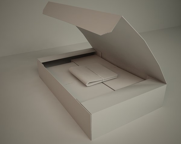 paper box 3d model