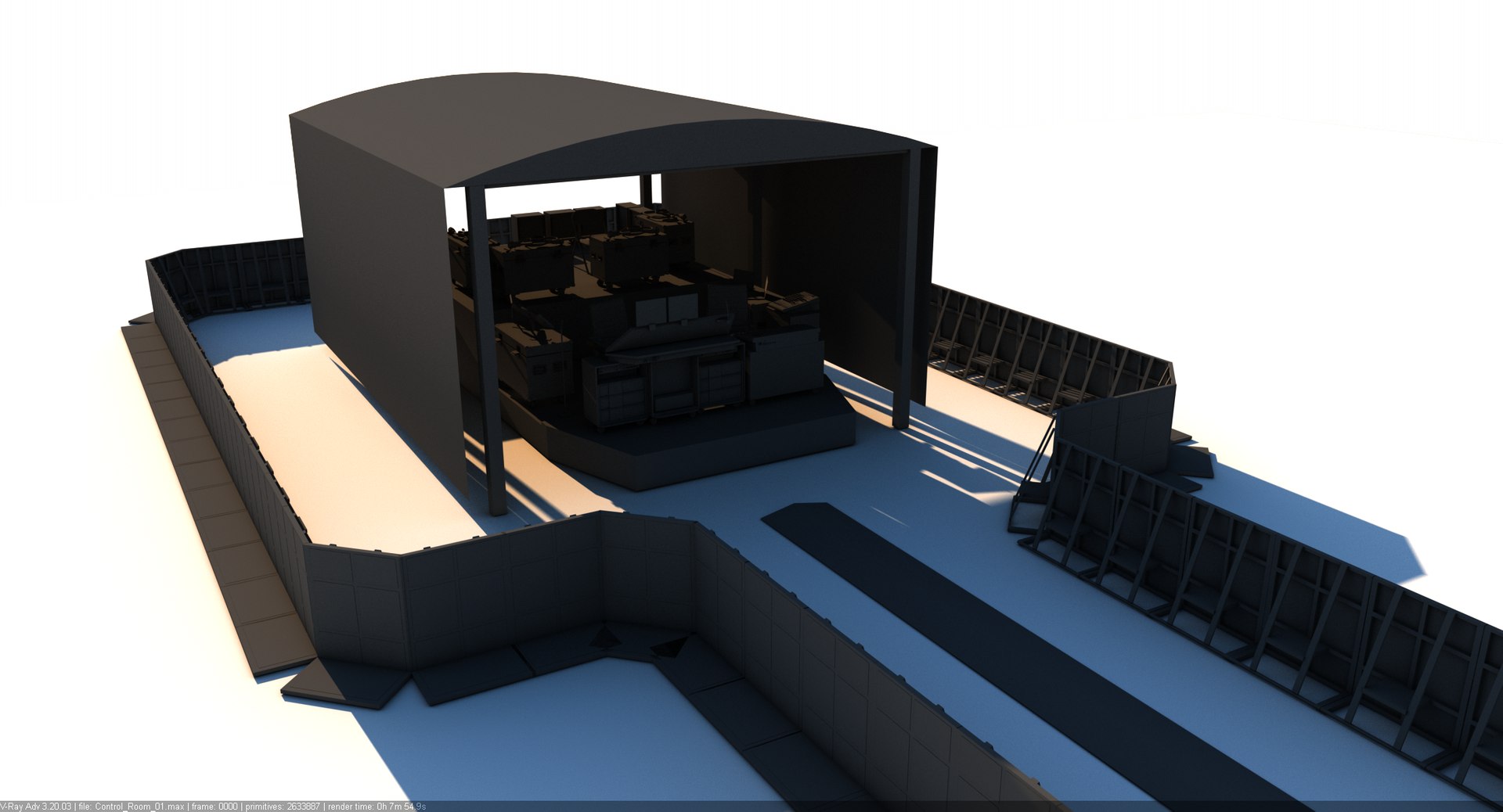 Umf-stage control room vii 3D - TurboSquid 1150305