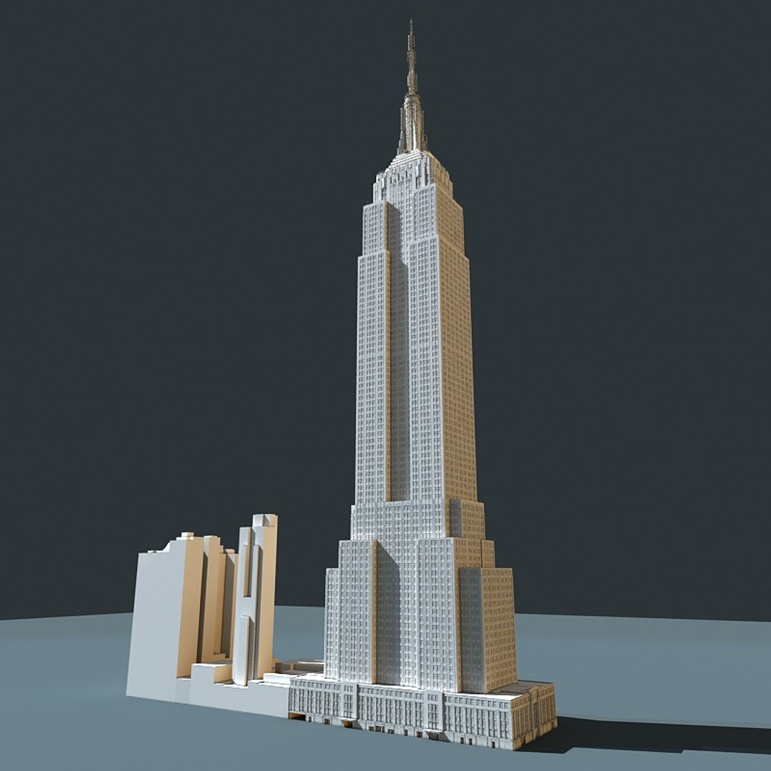 empire state building 3d model
