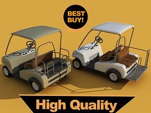 Golf Cart 3D Models for Download | TurboSquid