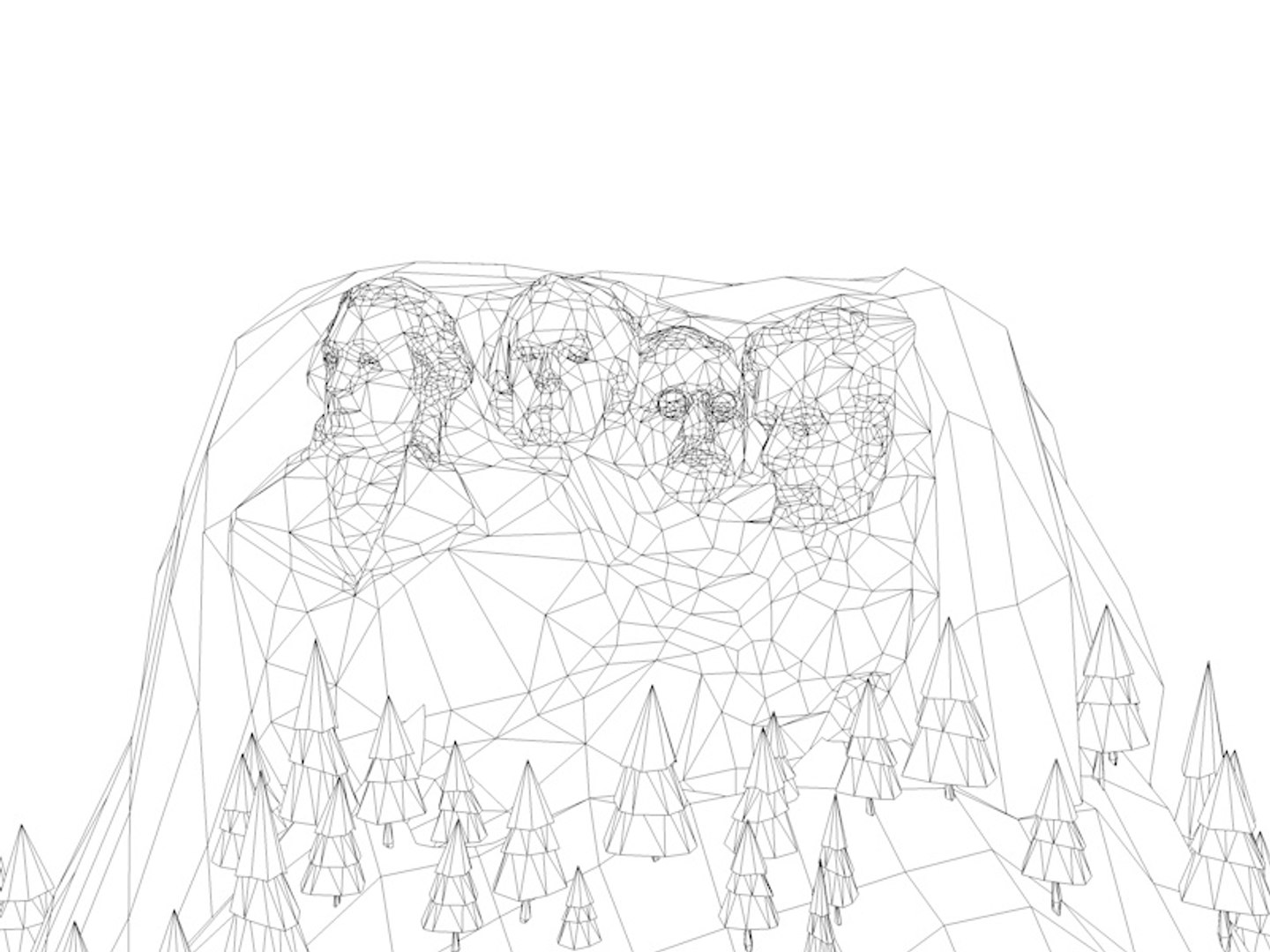 3D Model Cartoon United States Rushmoor - TurboSquid 1369849