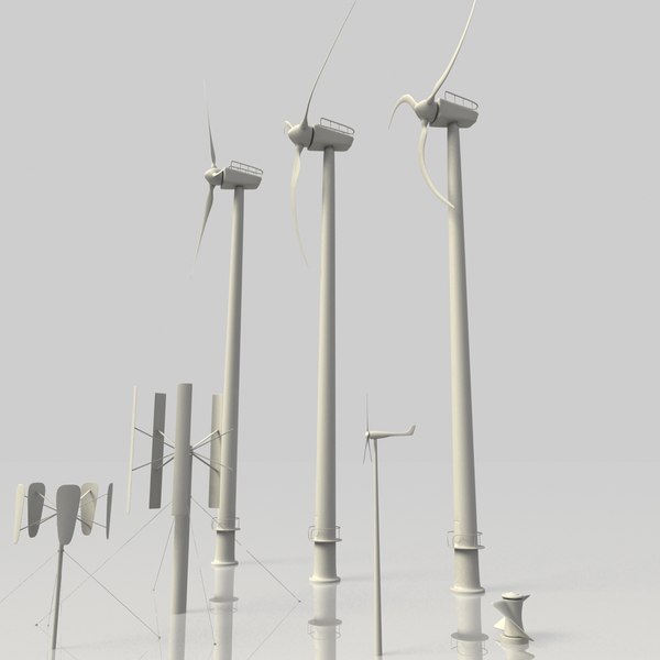 Collection Wind Turbine 3D Models for Download | TurboSquid