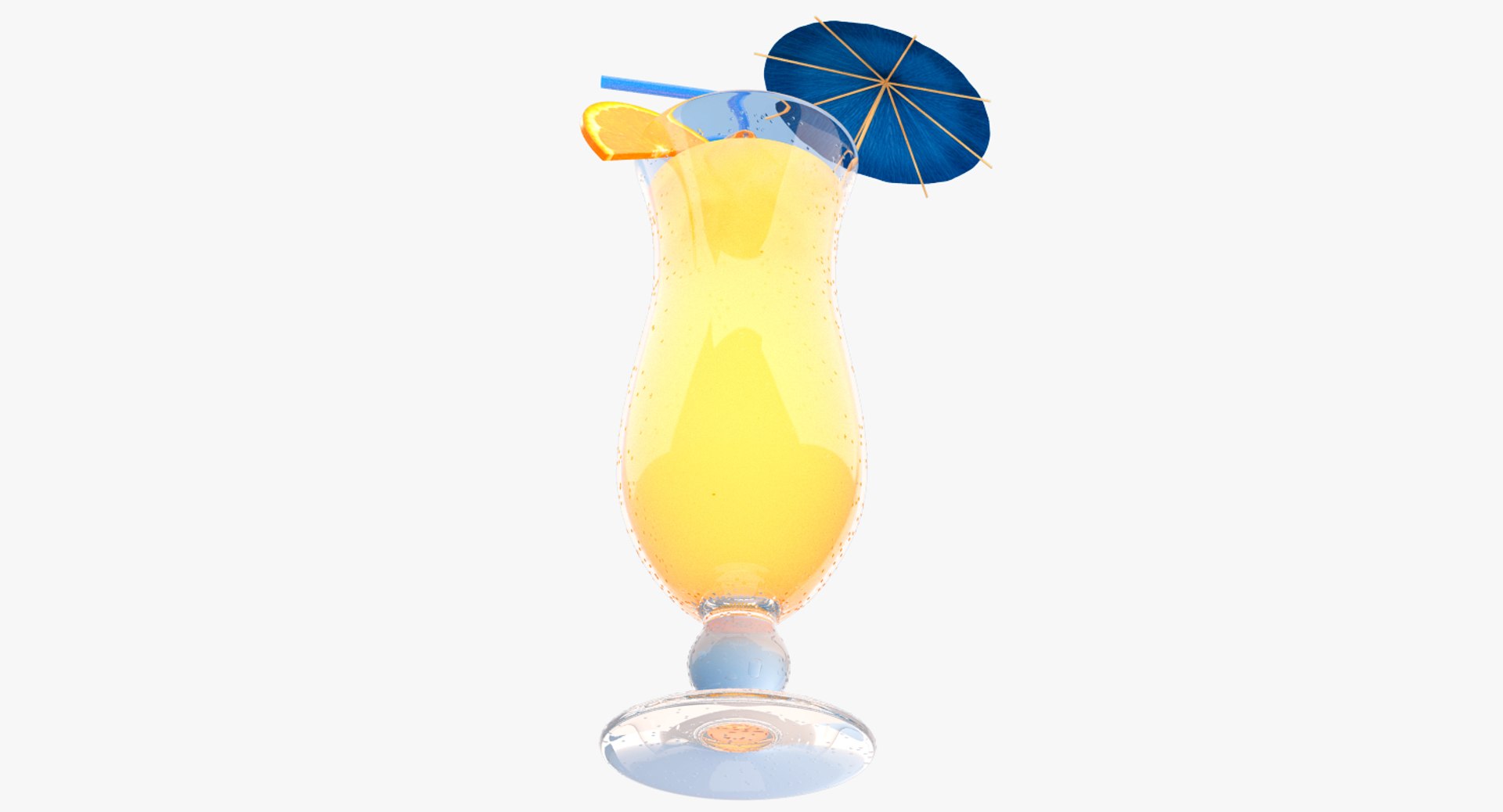 Orange Cocktail 3D Model - TurboSquid 1203166