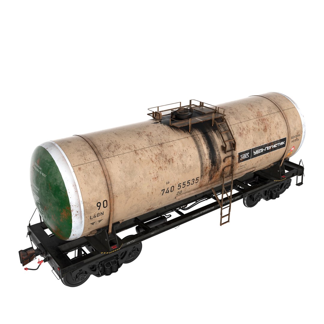 Railroad Tank Car-15-5103-07 3D Model - TurboSquid 2336733