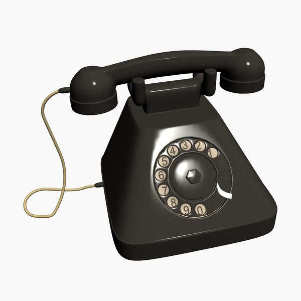 3D telephone phone - TurboSquid 1671795