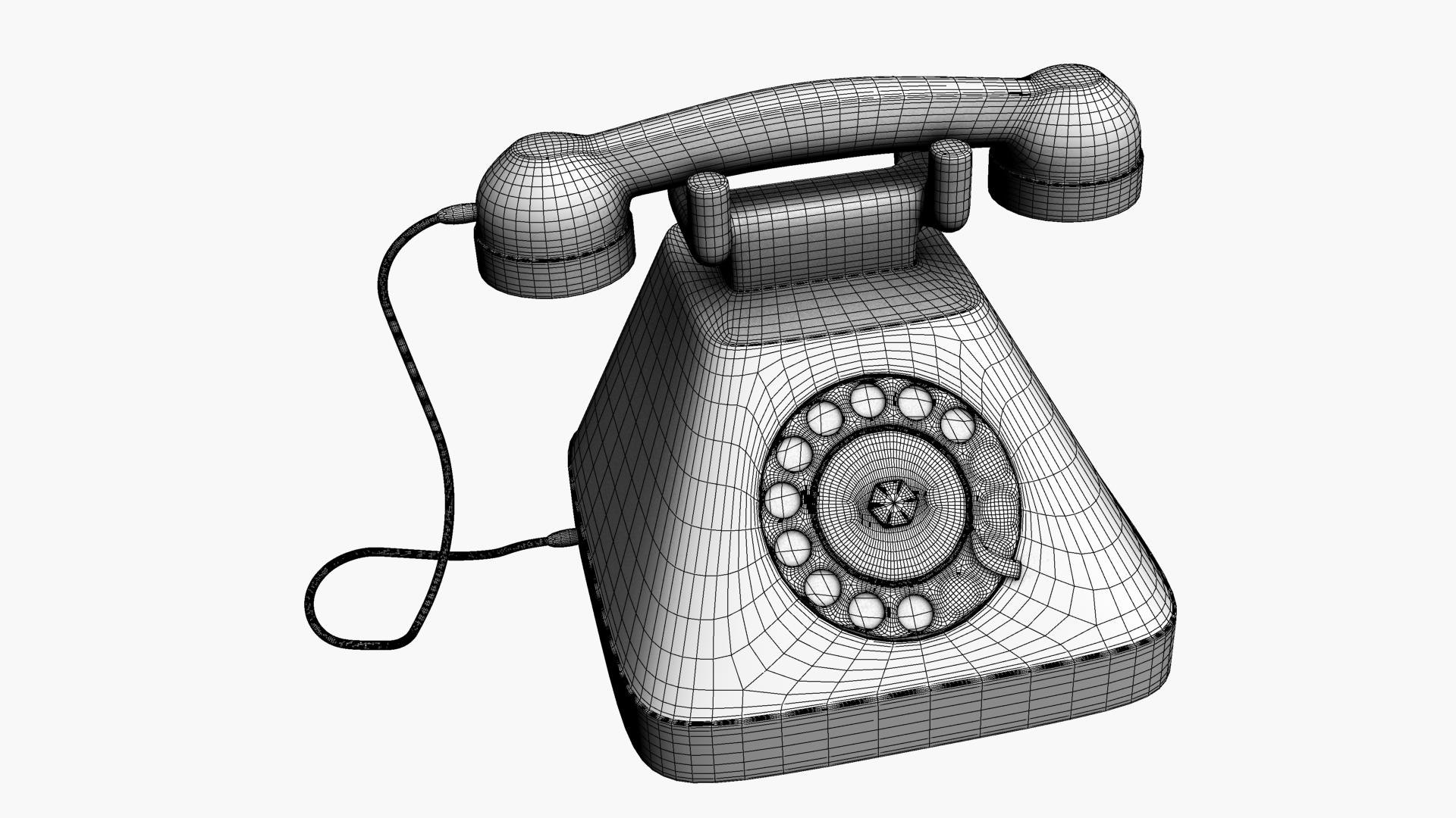 3D Telephone Phone - TurboSquid 1671795