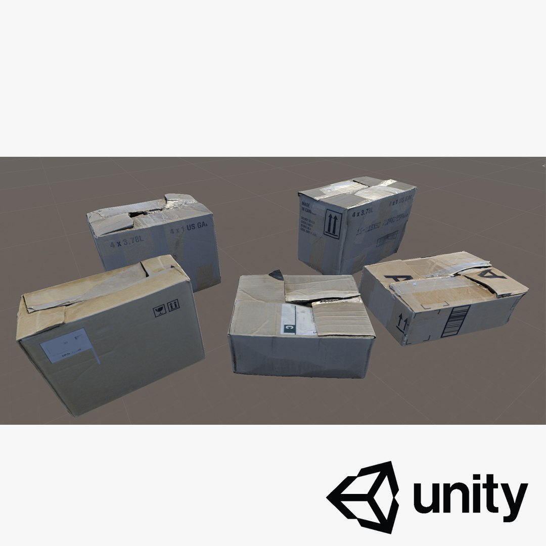Boxes real-time real 3D - TurboSquid 1281515