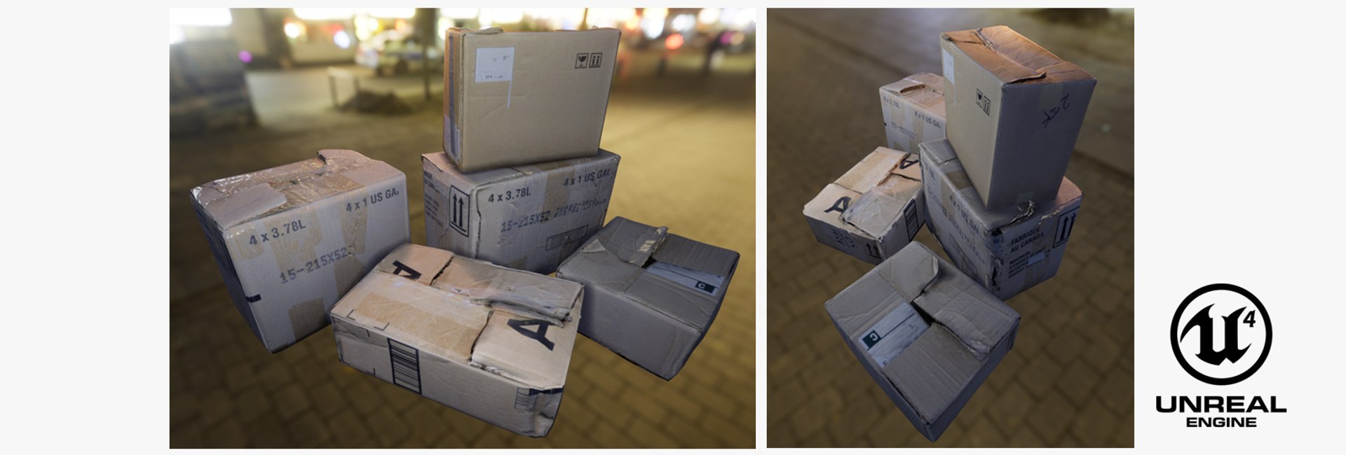 Boxes real-time real 3D - TurboSquid 1281515