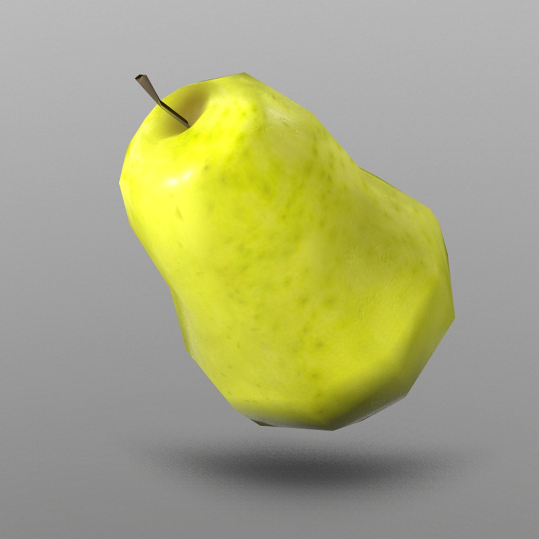 3D pear ready games - TurboSquid 1289186