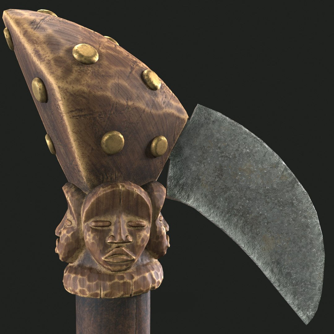 Ancient Hatchet 3D Model - TurboSquid 2051380