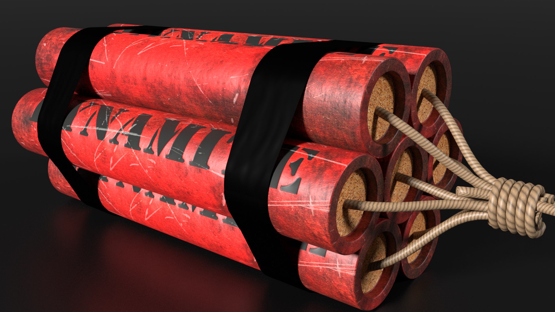 Dynamite 3D Model - TurboSquid 1352676