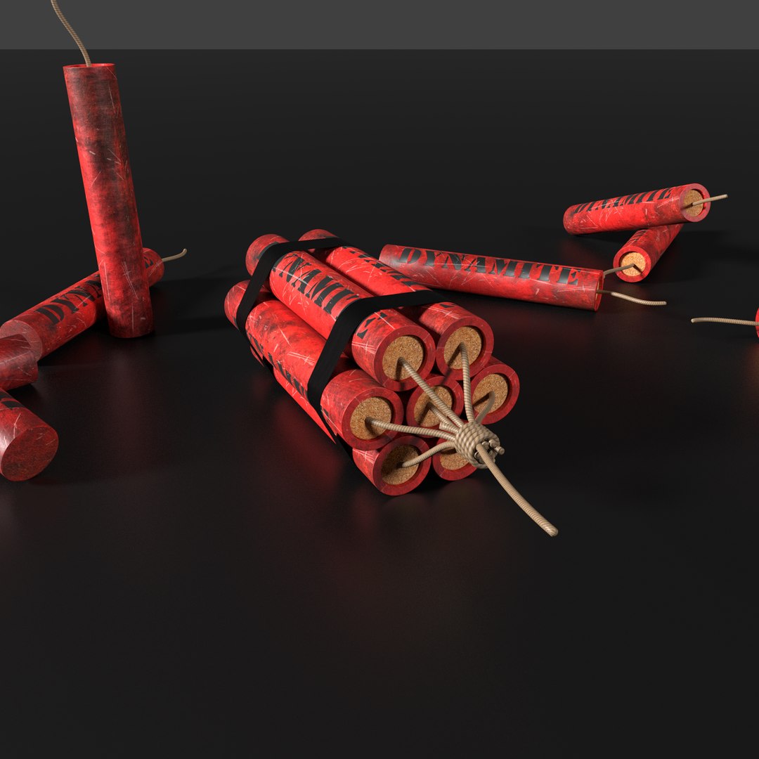 Dynamite 3D Model - TurboSquid 1352676