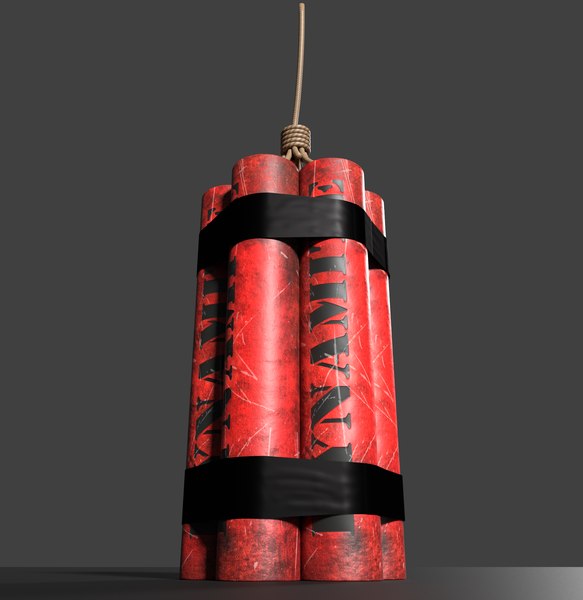 Dynamite 3D model - TurboSquid 1352676
