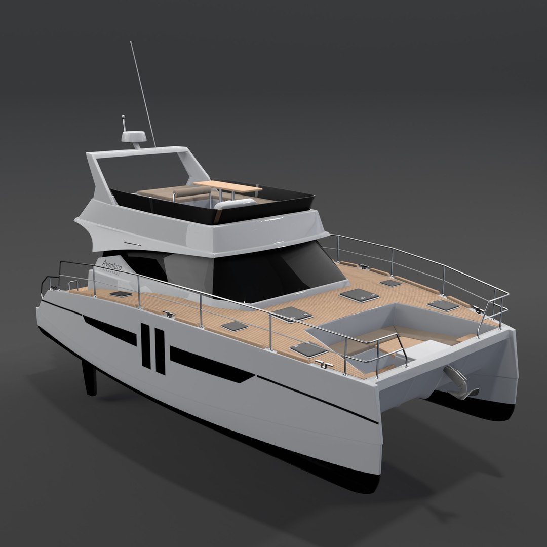 3D Aventura 35 MY Powercat Model - TurboSquid 2121866