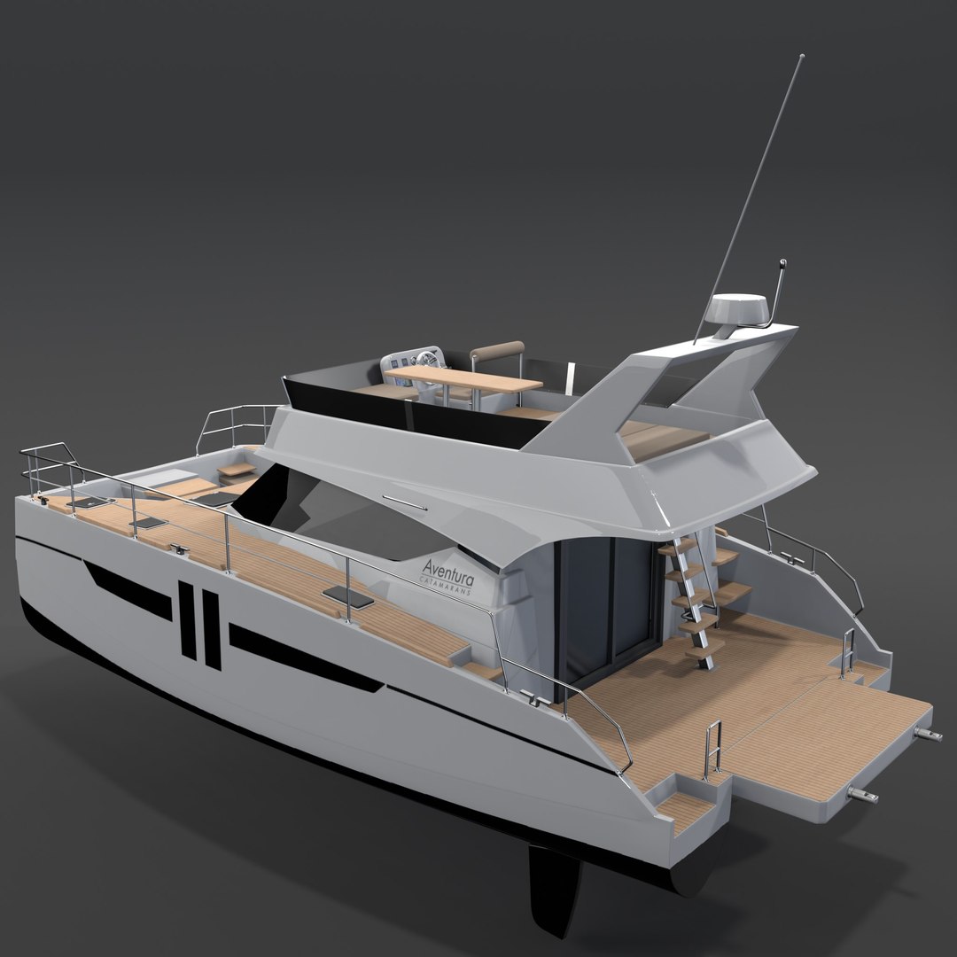 3D Aventura 35 MY Powercat Model - TurboSquid 2121866