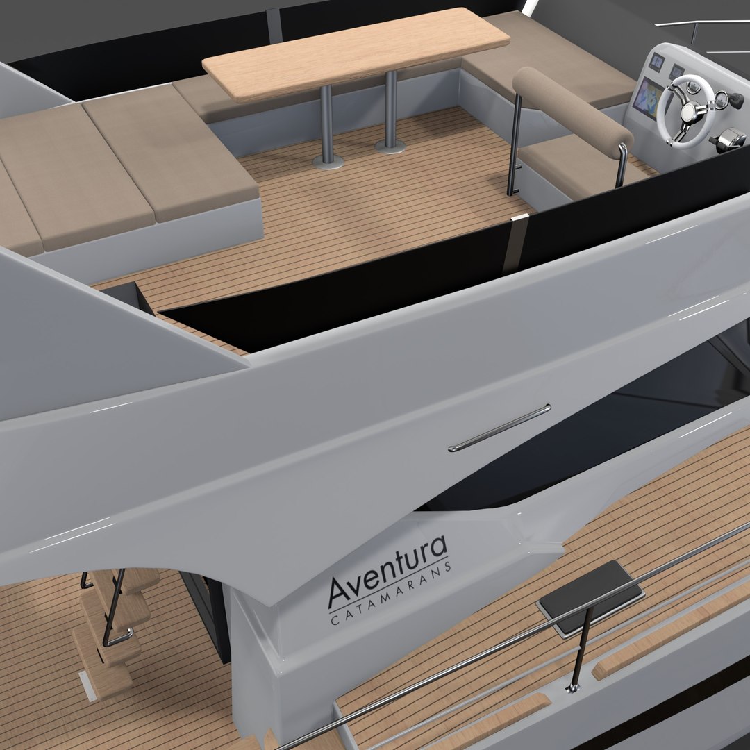 3D Aventura 35 MY Powercat Model - TurboSquid 2121866