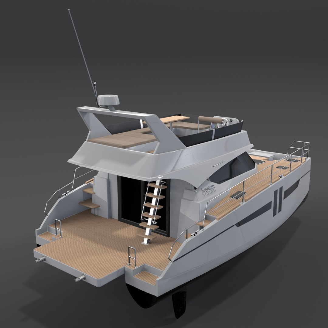 3D Aventura 35 MY Powercat Model - TurboSquid 2121866