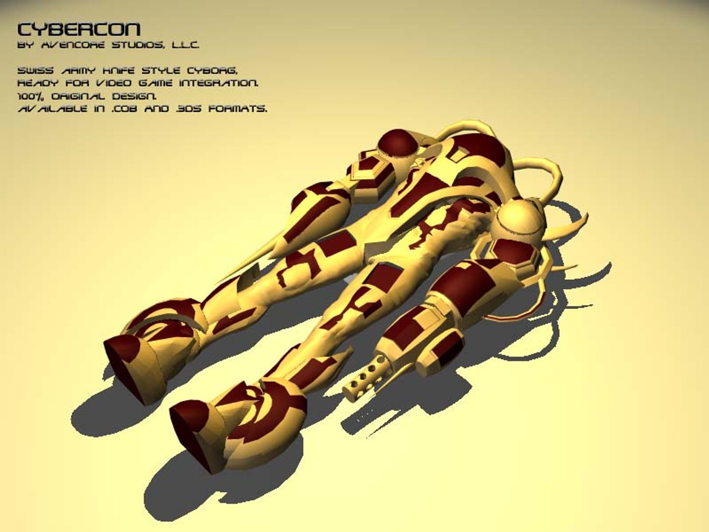 3d model soldier cybercon