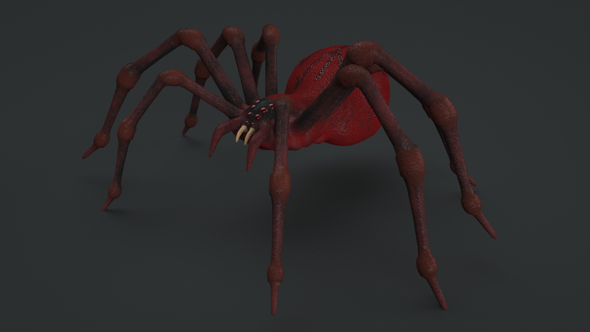 Spider Rigged 3D Model - TurboSquid 1588398
