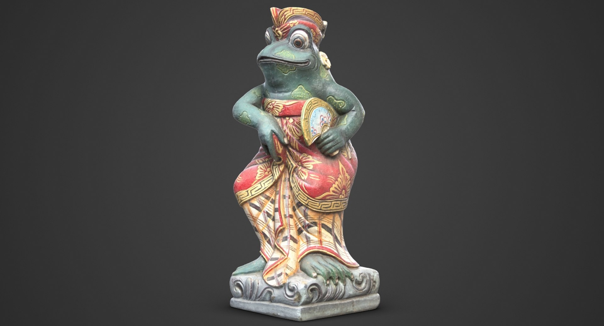 3D sculpture frog dancer model - TurboSquid 1188965
