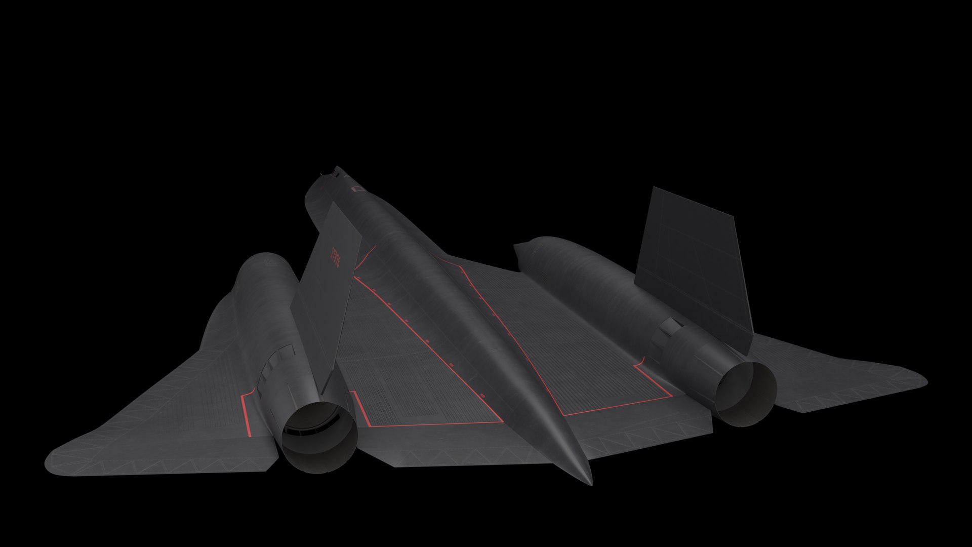 Lockheed SR-71 Blackbird 3D Model - TurboSquid 2204282