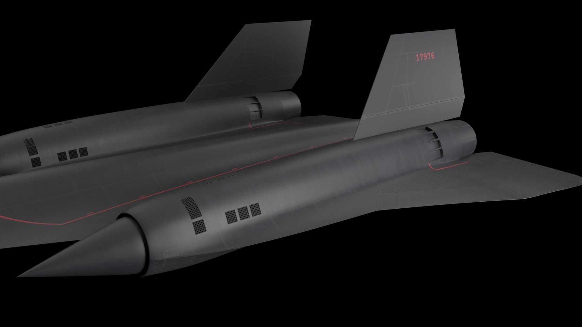 Lockheed SR-71 Blackbird 3D Model - TurboSquid 2204282