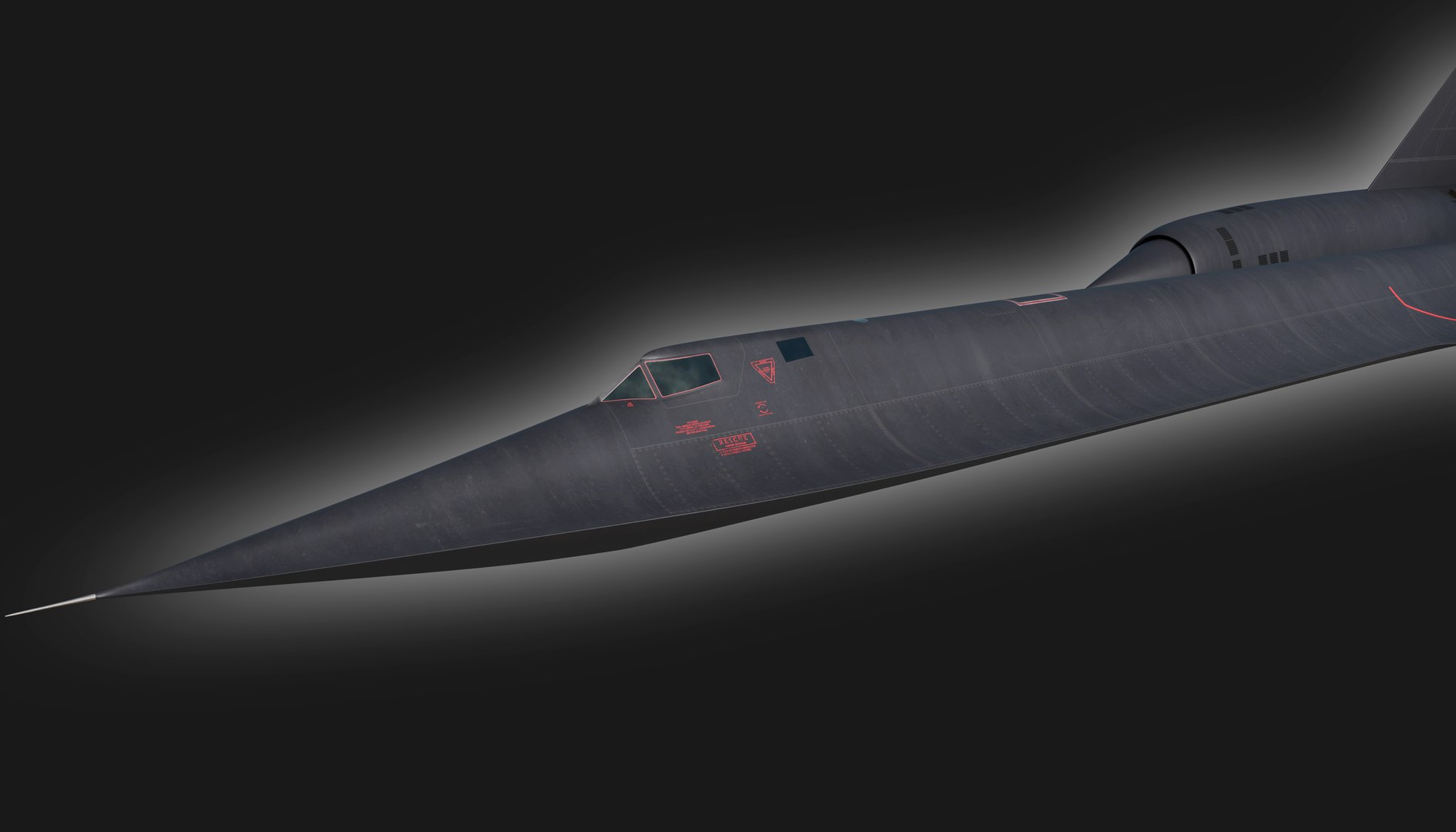 Lockheed SR-71 Blackbird 3D Model - TurboSquid 2204282