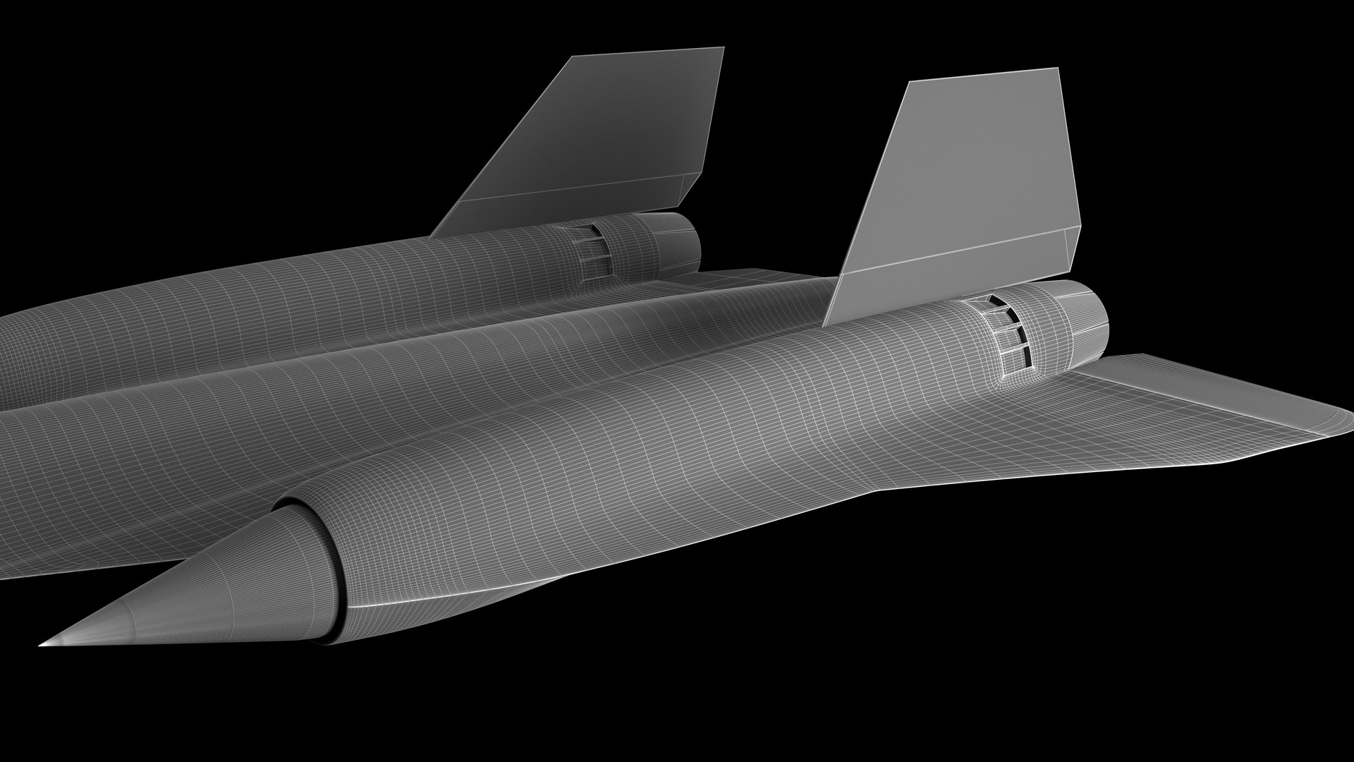 Lockheed SR-71 Blackbird 3D Model - TurboSquid 2204282