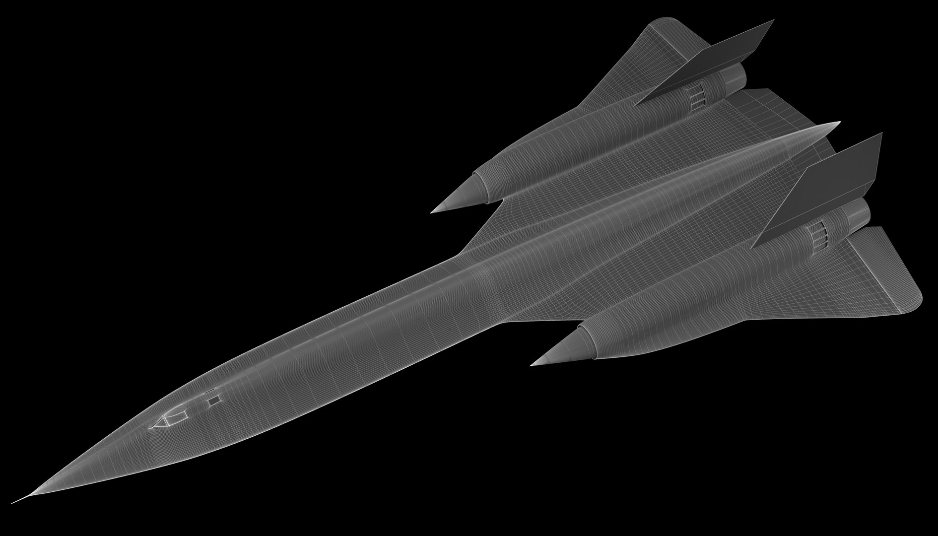 Lockheed SR-71 Blackbird 3D Model - TurboSquid 2204282