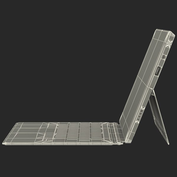 3d model pink microsoft surface tablet