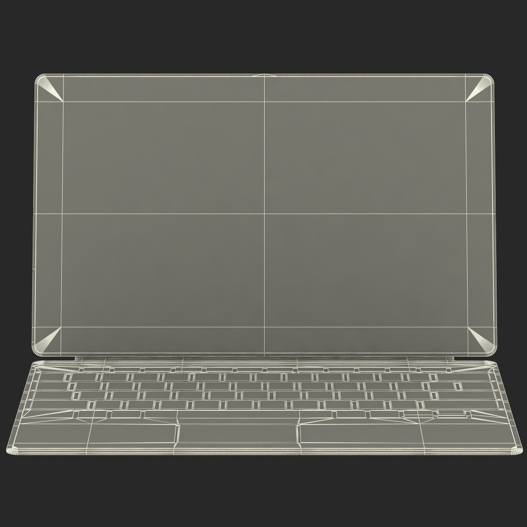 3d model pink microsoft surface tablet