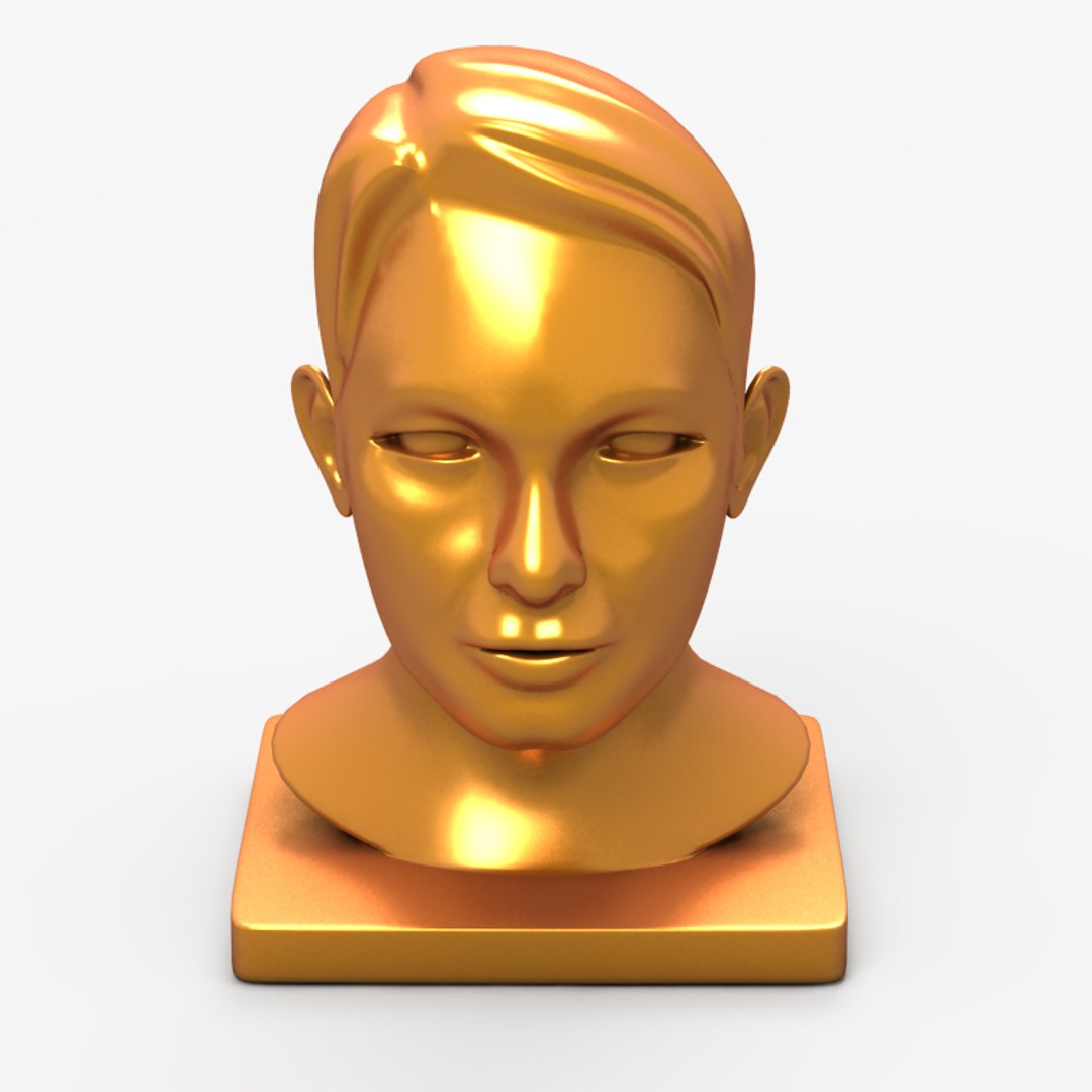 3d Decorative Head Statue