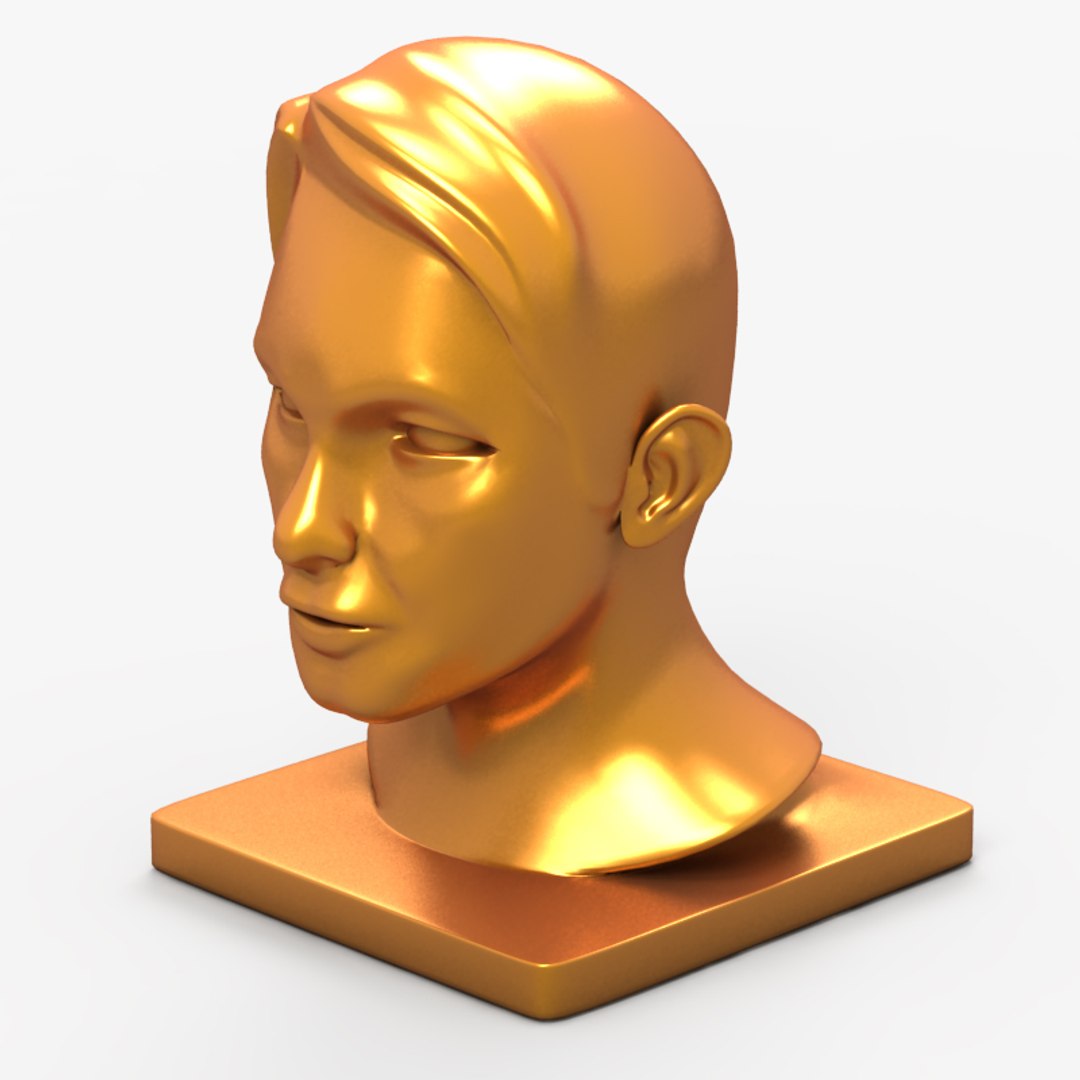 3d Decorative Head Statue