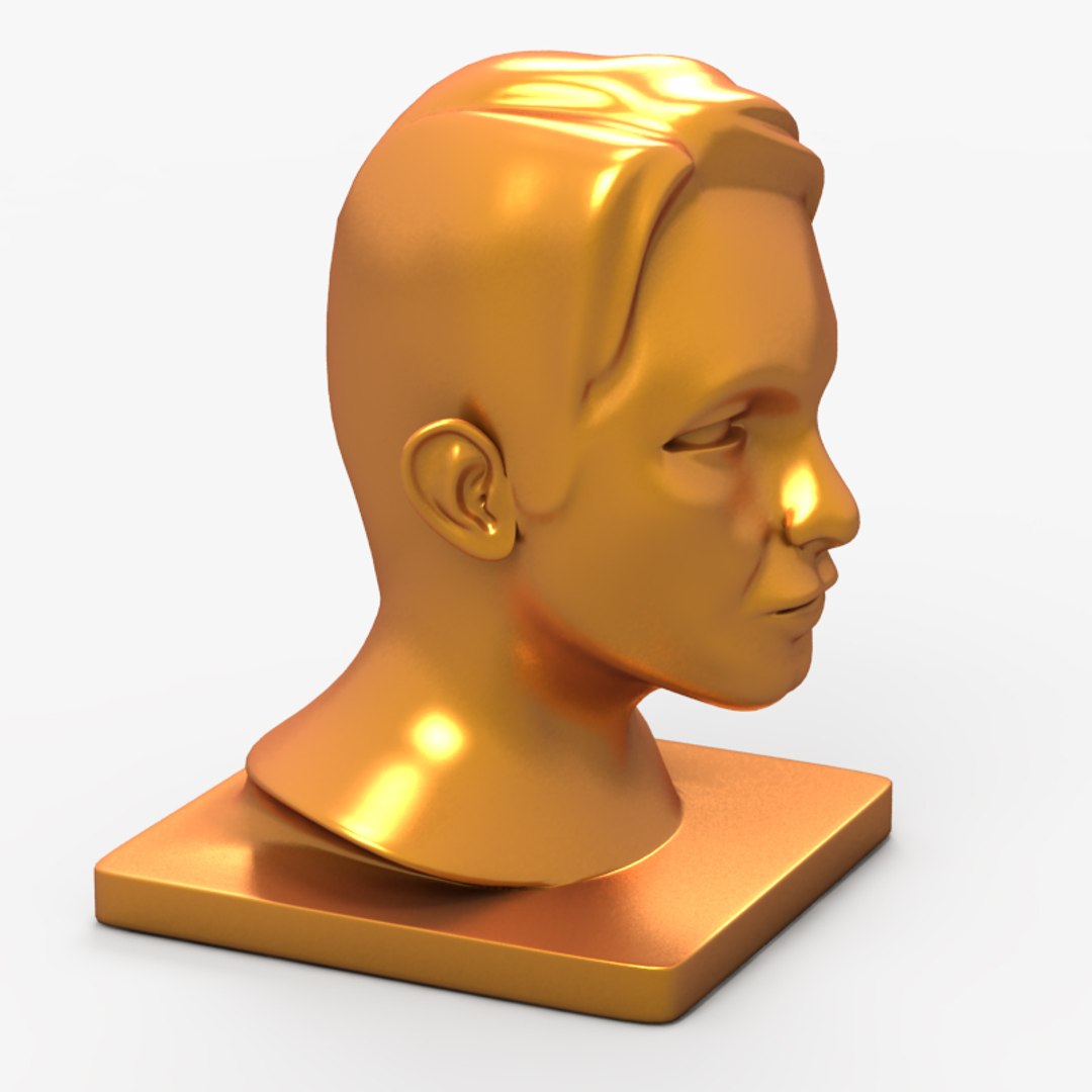 3d Decorative Head Statue