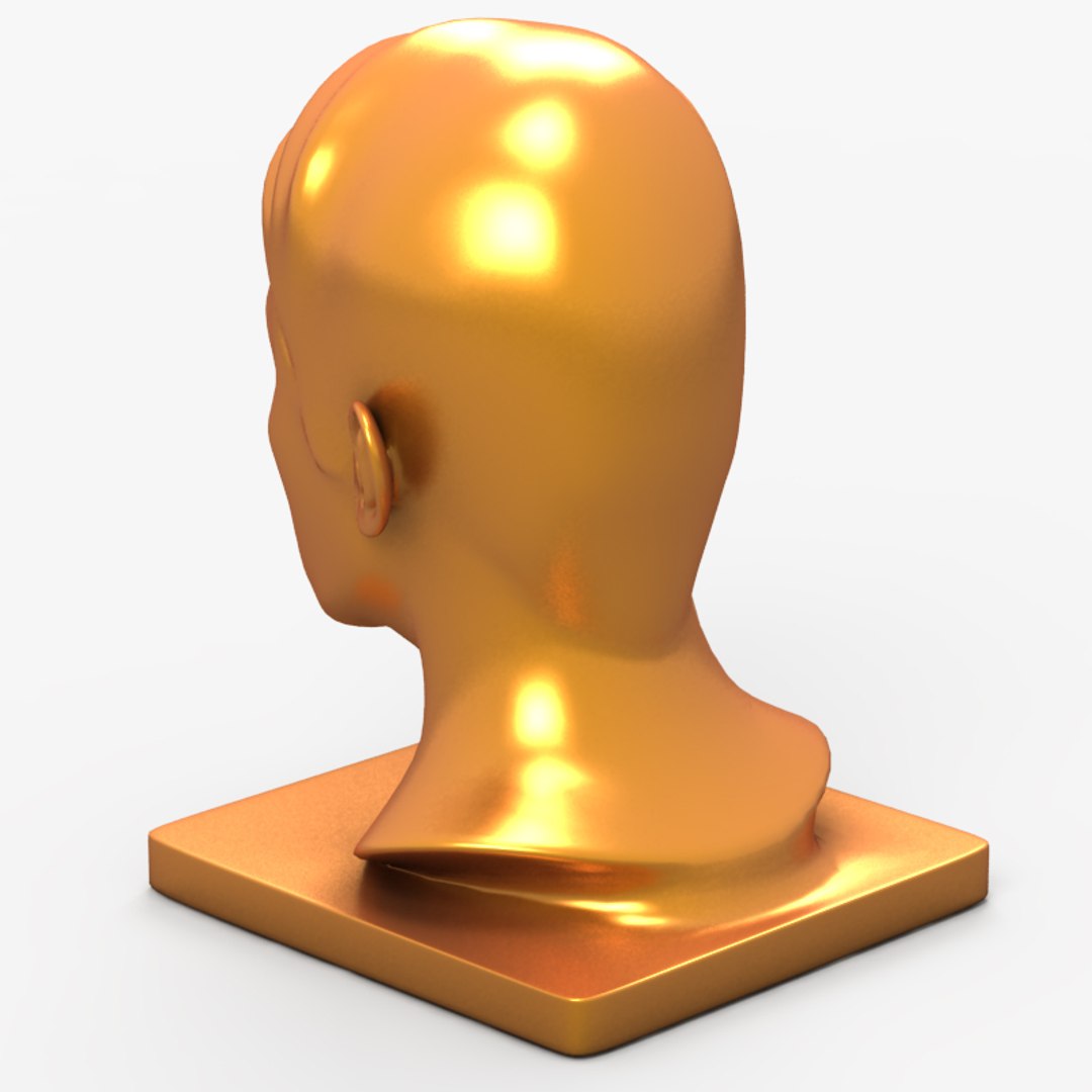 3d Decorative Head Statue