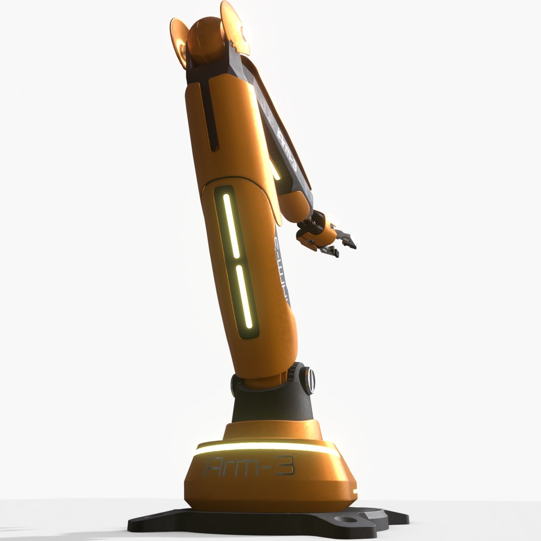 Robot Arm - IArm-3 3D Model - TurboSquid 1731018