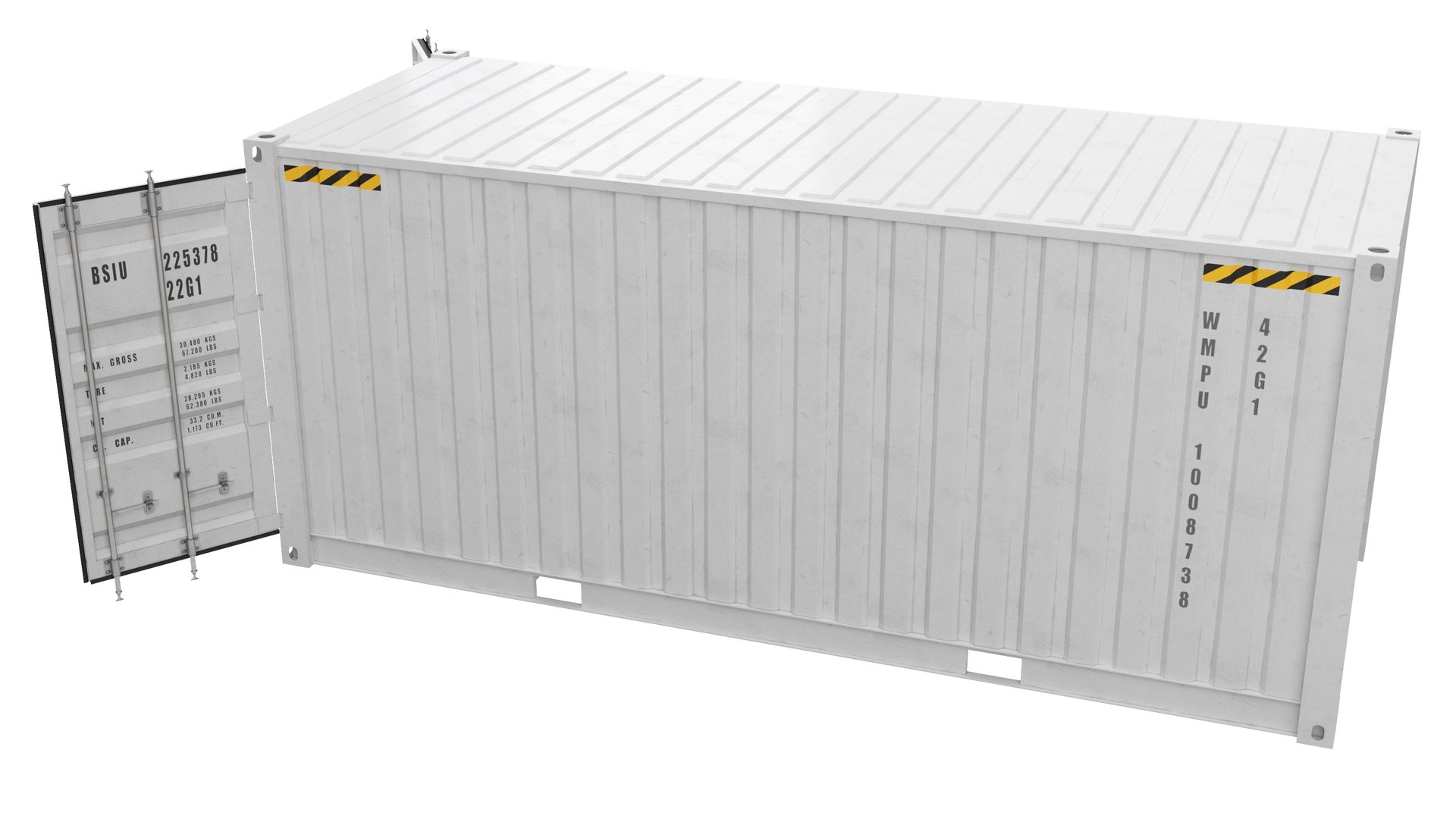 3D 20ft Shipping Container With Packages - TurboSquid 2017526