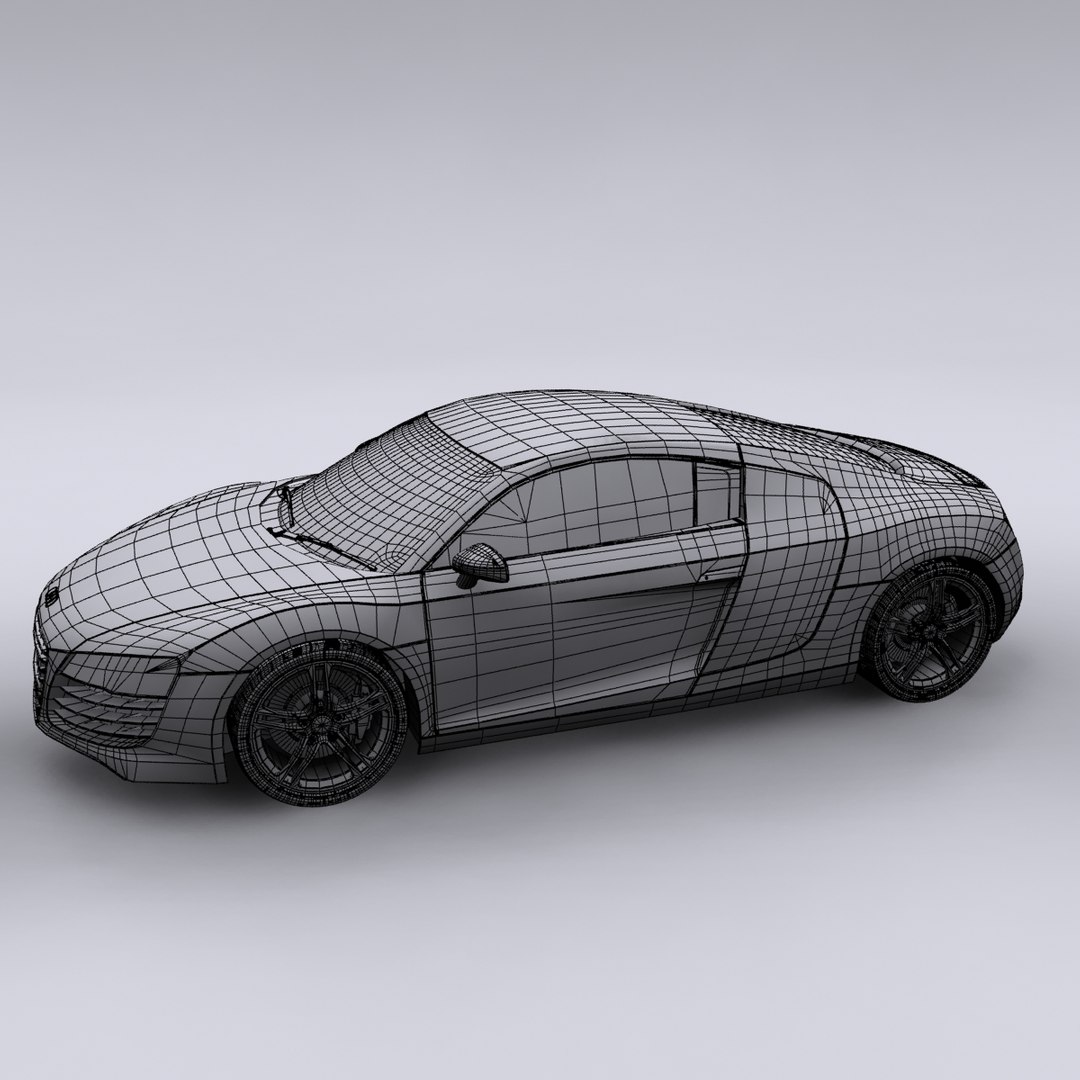 Audi R8 3D Model - TurboSquid 686286