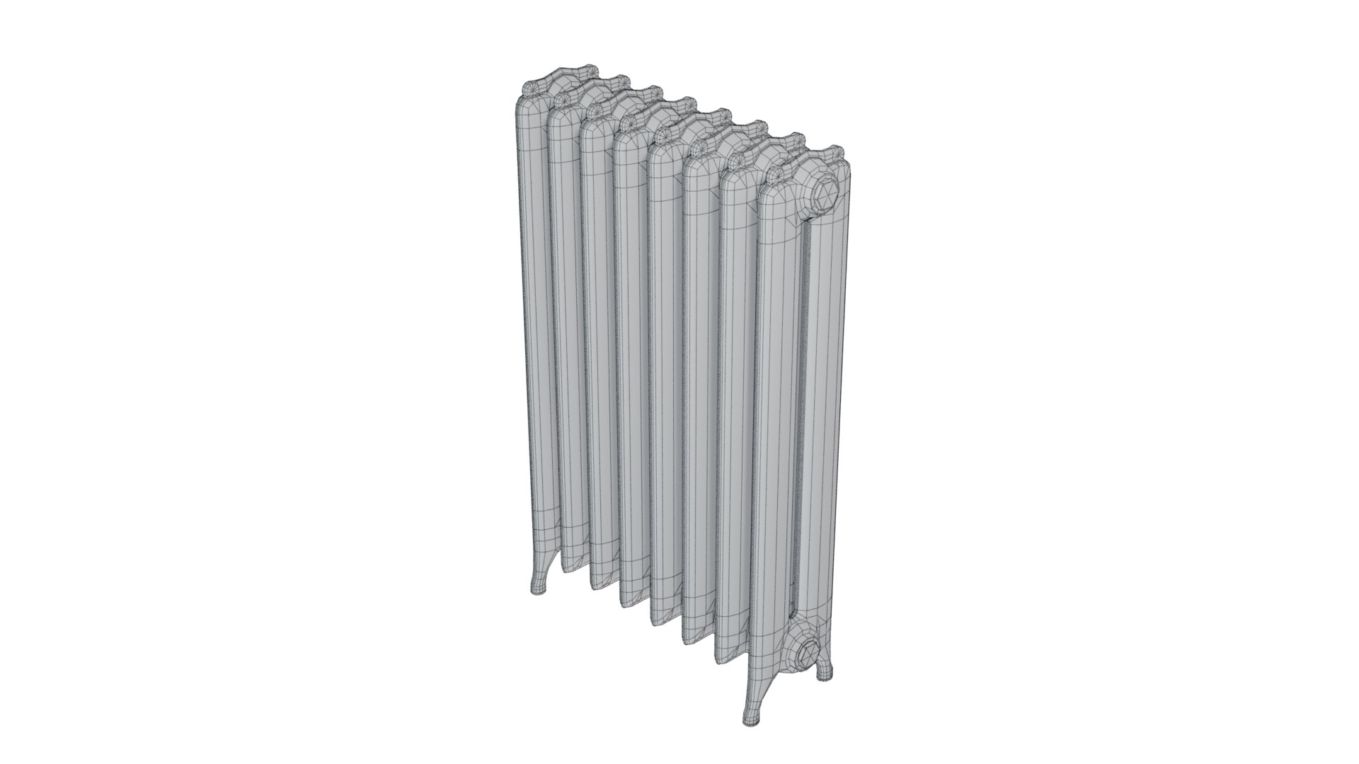 3D Model Epoca Cast Iron Radiator 2C8 - TurboSquid 2357465