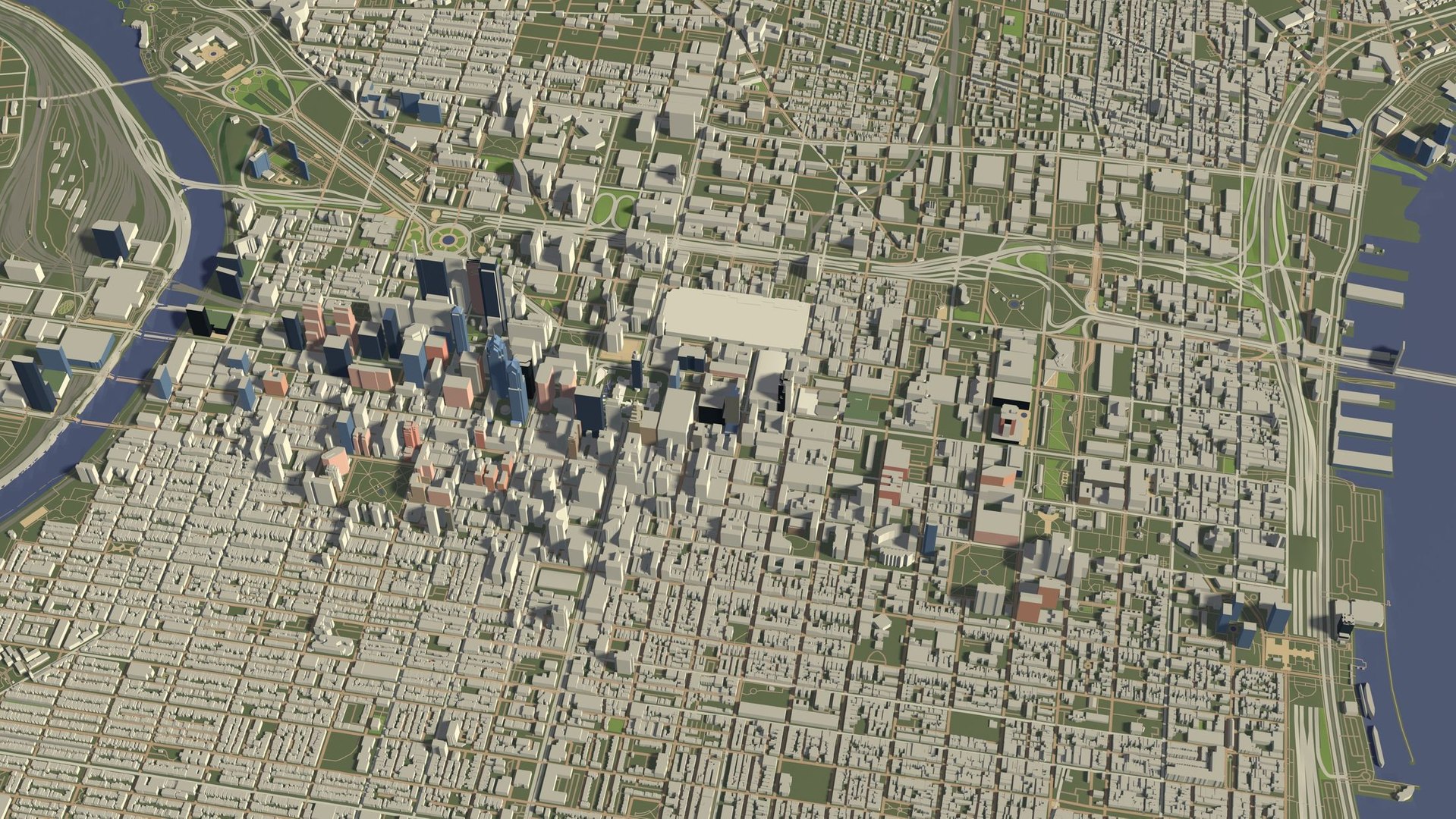 3D Model Philadelphia USA - City And Urban - TurboSquid 2213882