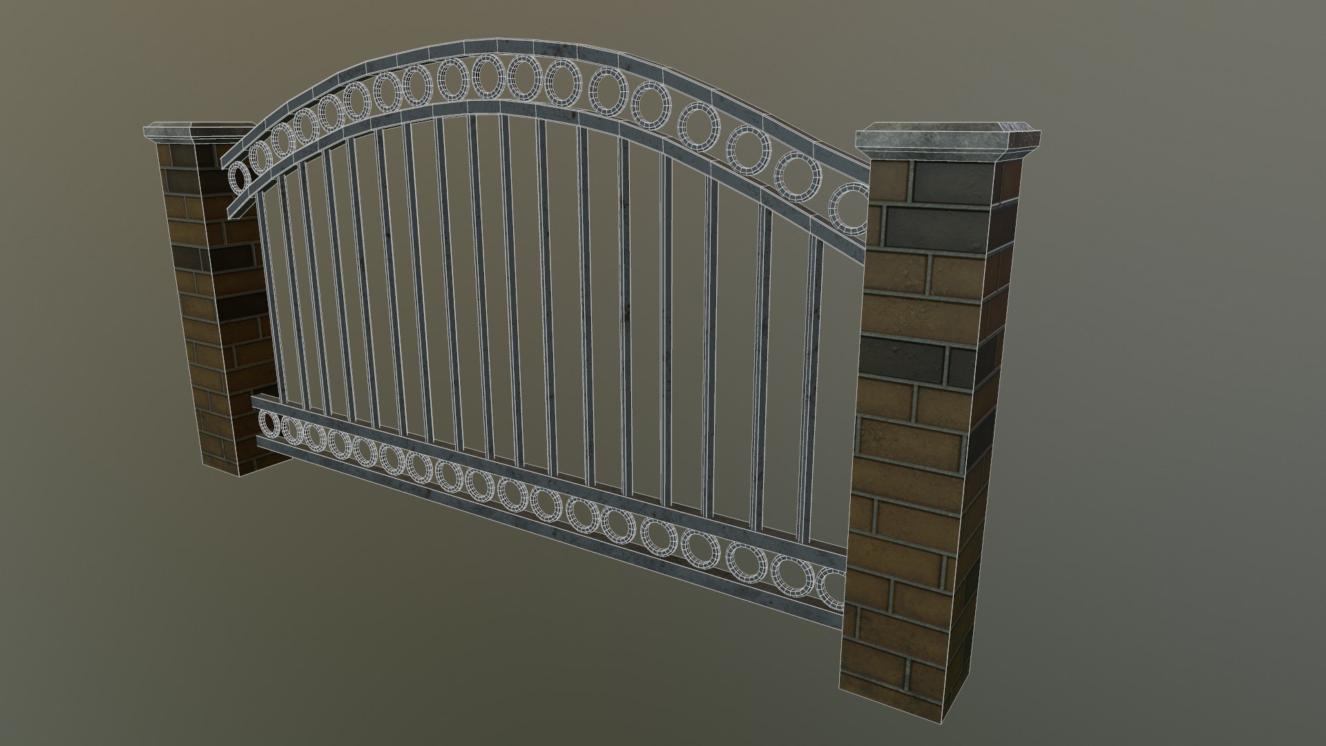 3D model fence architecture - TurboSquid 1599000