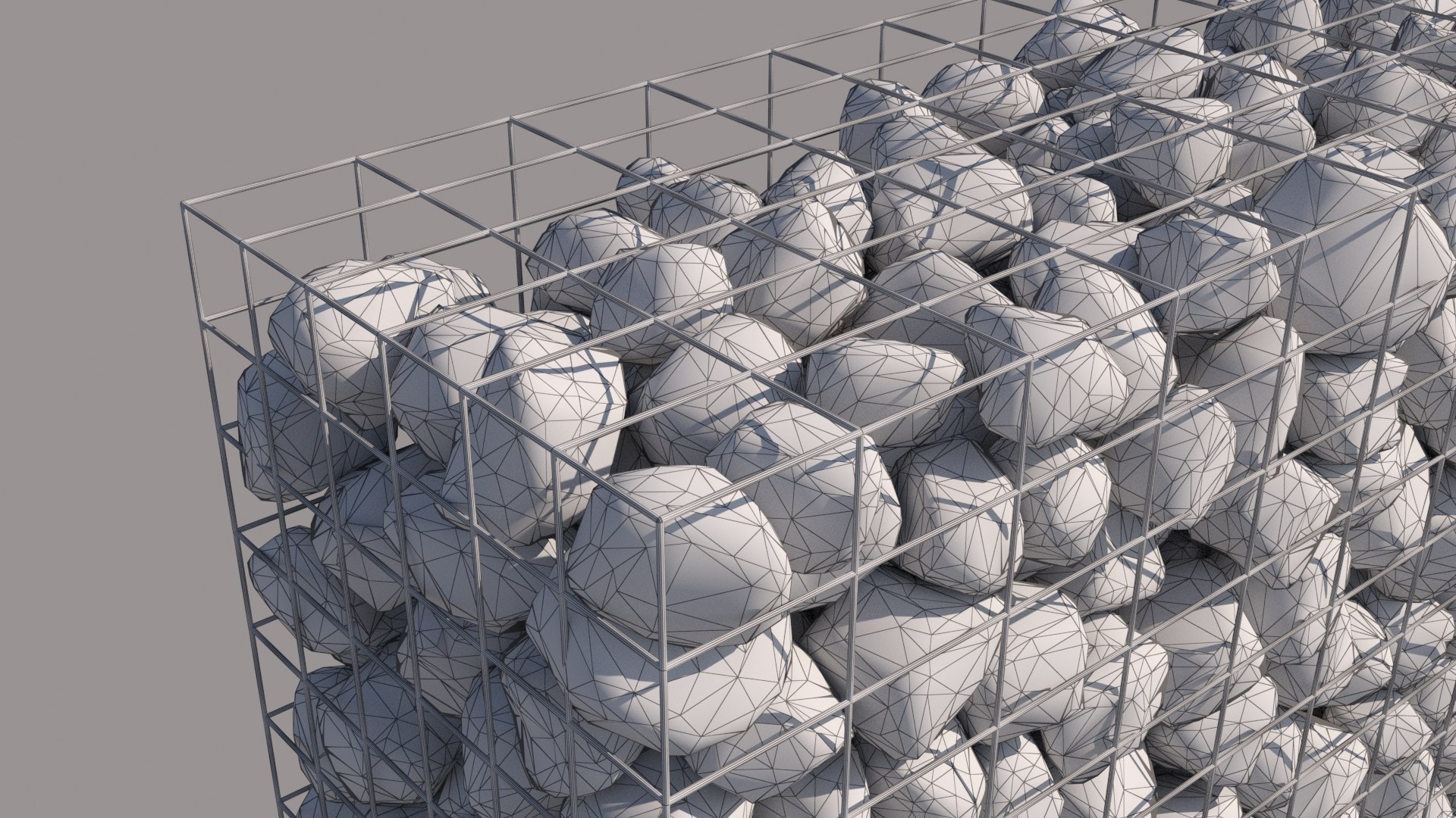 Gabion Wall 3D Model - TurboSquid 2007032