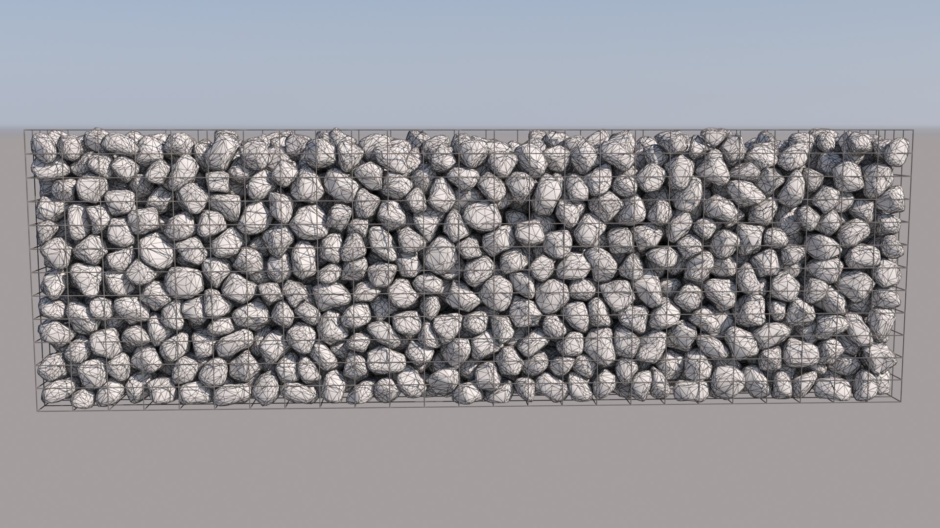 Gabion Wall 3D Model - TurboSquid 2007032