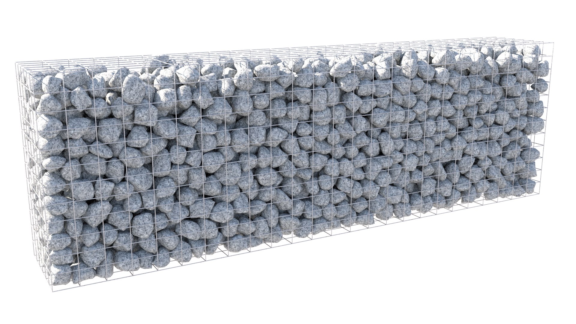 Gabion Wall 3D Model - TurboSquid 2007032