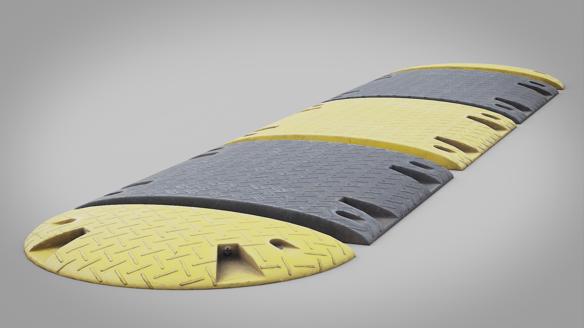 Road Props Pack Realtime 3D Model - TurboSquid 2340944