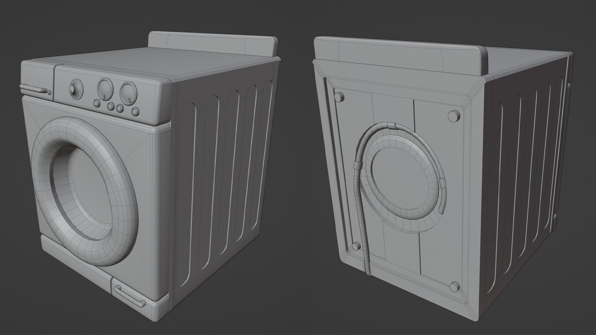 3D Washing Machine Model - TurboSquid 2089137