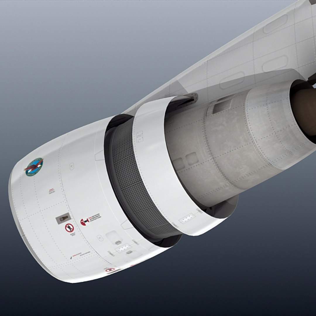 Jt9d Jet Engine 3d Model
