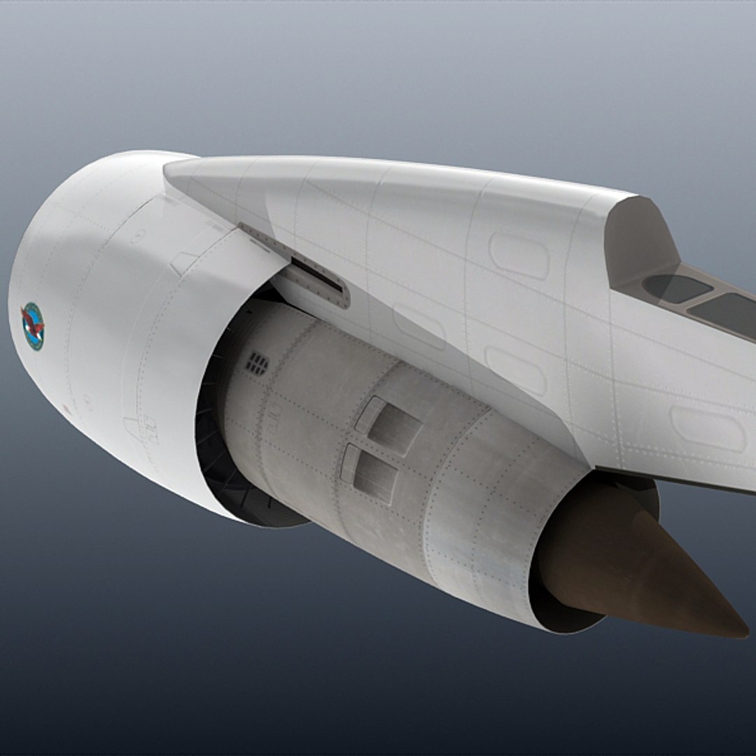 Jt9d Jet Engine 3d Model