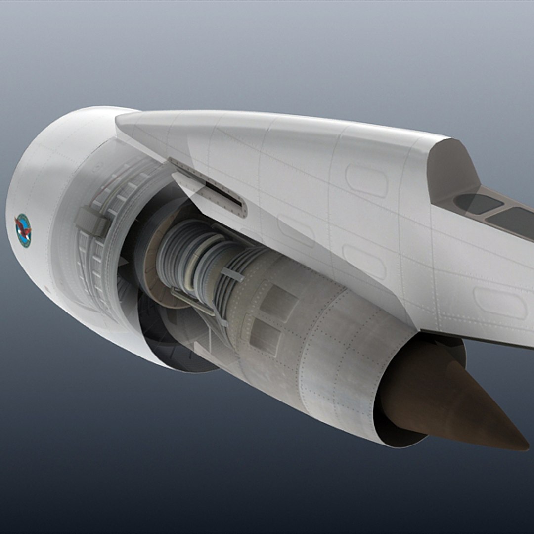 Jt9d Jet Engine 3d Model